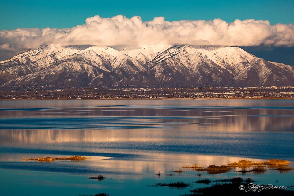 Wasatch Front From Antelope Island State Park - Utah - Jeffrey Favero ...